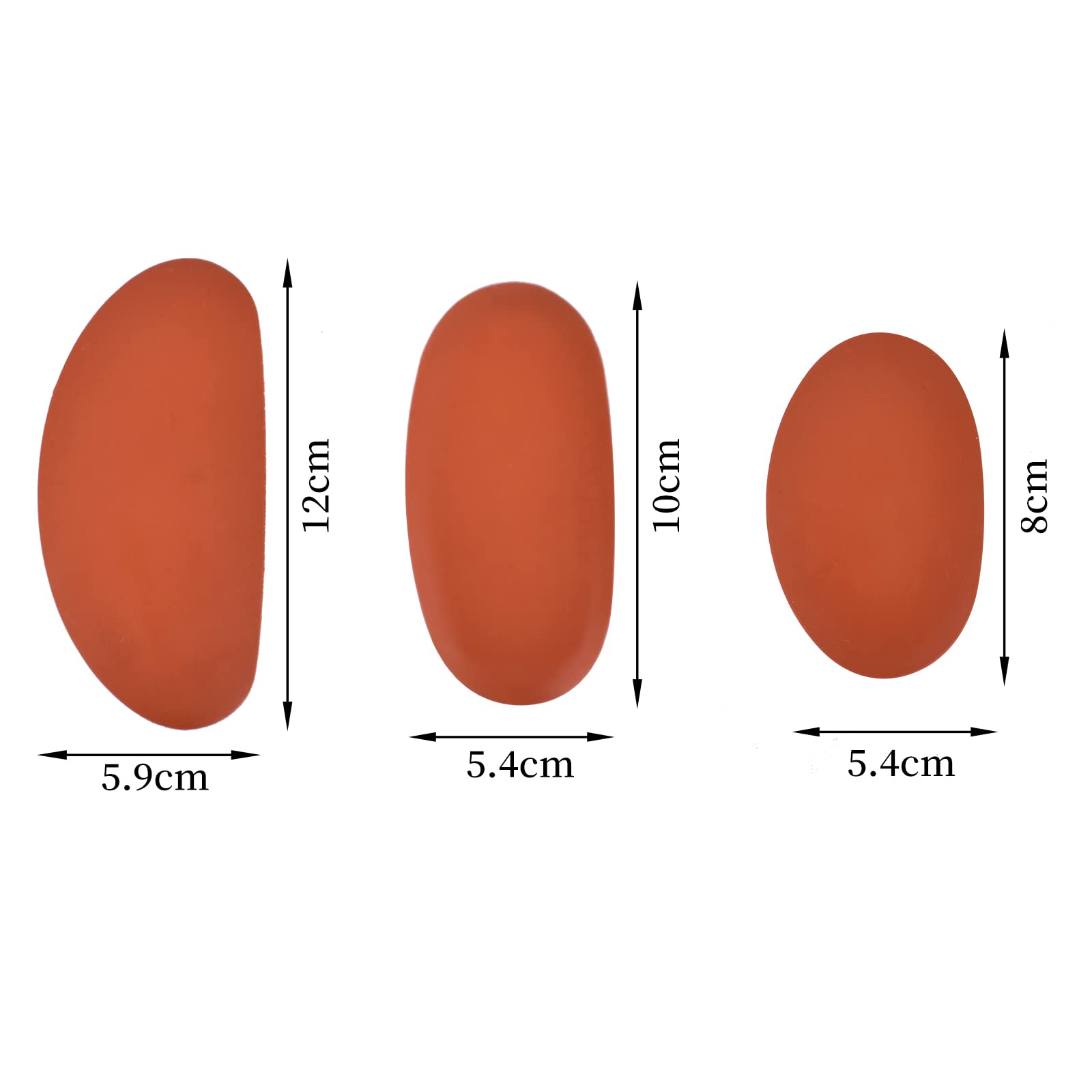 3 Pcs Pottery Clay Ribs, Ceramic Potter Rib, Soft Rubber Pottery Rib ...