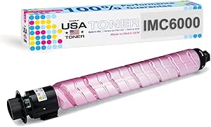 Amazon.com: MADE IN USA TONER Compatible Replacement for Ricoh IM C4500, IM C5500, IM C6000 ...