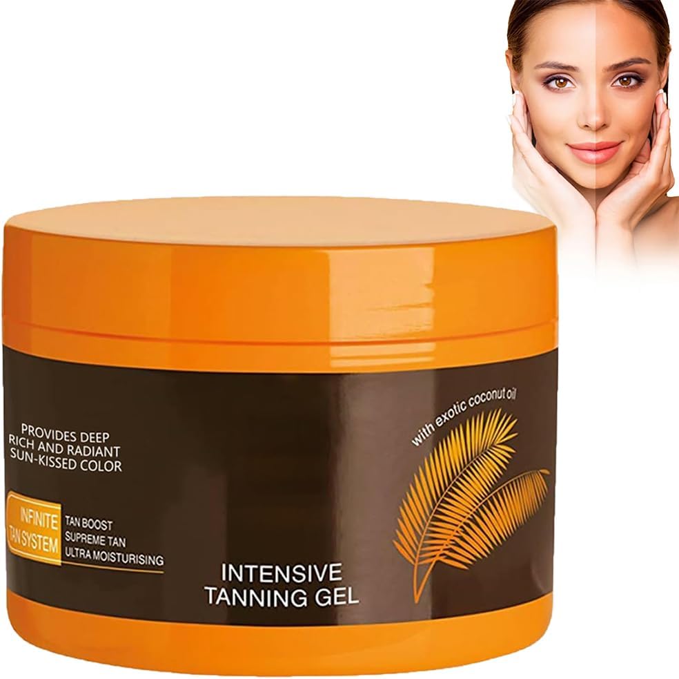 Intensive Tanning Luxe Gel, Tan Accelerator for Outdoor Sun and Tanning ...