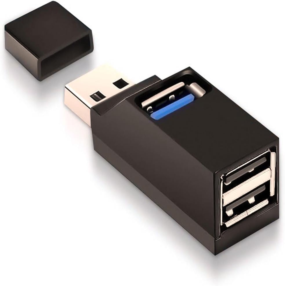 Amazon | USBハブ、Mini USB 3.0ハブ、3ポートハブ (USB 3.0 + 2 USB 2.0)、PCノートパソコン、デスクトップ、XPS、Mac-Book、Surface ...