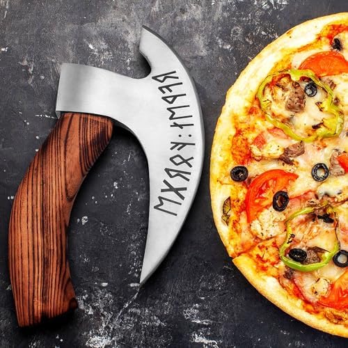 Amazon.com: Handmade 11” Pizza Cutter, 10” Cutting Blade with Carbon ...