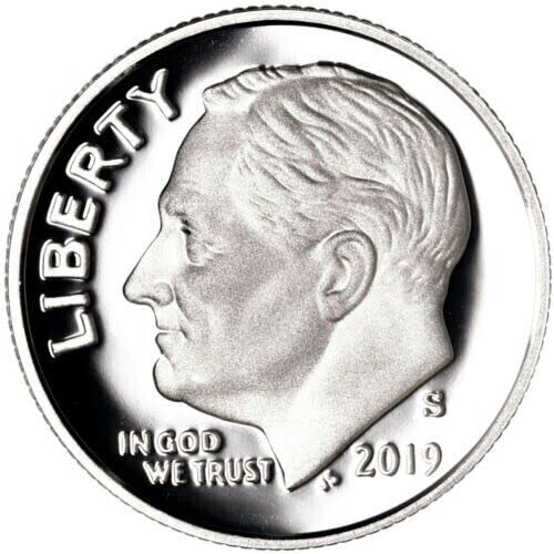 2019 S Roosevelt Dime Proof 10C Deep Cameo Clad Dime US Mint Proof at ...