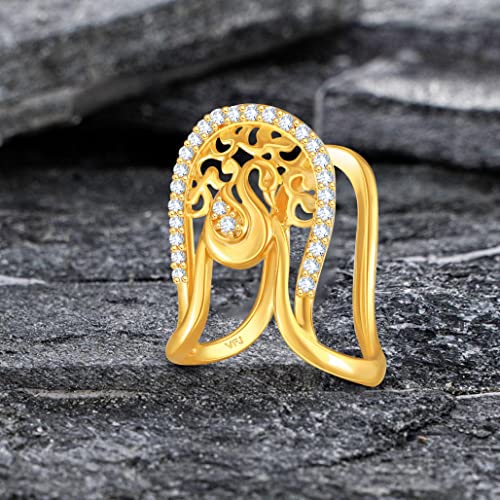 Buy Vighnaharta traditional south indian Gold Plated finger Ghoda Odi ...