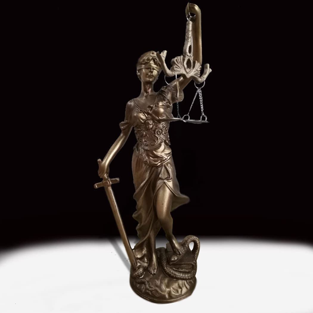 Buy 12-Inch Greco-Roman Lady Justice Statue-Blind Lady Justice-Statue ...