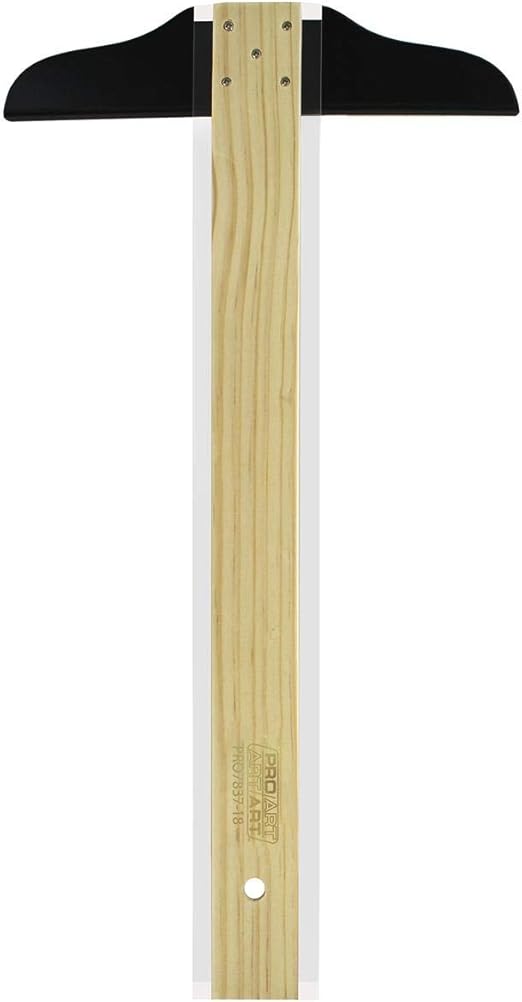Amazon.com: PRO ART, 18-inch Wood/Acrylic Edge T-Square, Natural
