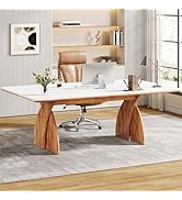 Amazon.com: Tribesigns 63-inch Executive Desk, Large Office Computer ...