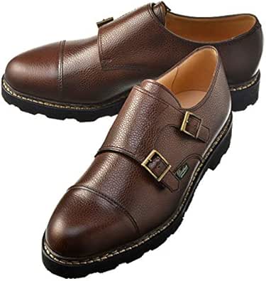 Amazon.co.jp: Paraboot WILLIAM-981435 Men's CUIR GRAIN Double Monk ...