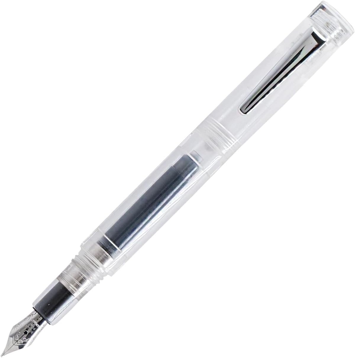 Amazon.com : Monteverde MVP Fountain Pen Diamond Clear - Broad Nib ...