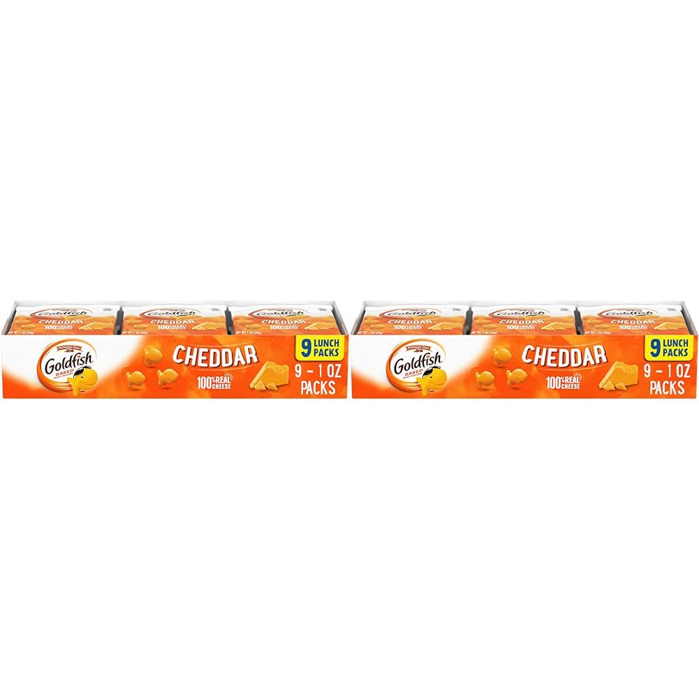 Amazon.com: Goldfish Cheddar Cheese Crackers, Baked Snack Crackers, 1 ...
