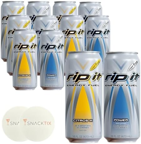 Amazon.com: Rip It Energy Drink Variety Pack - 12 Cans of 16 fl oz Each ...