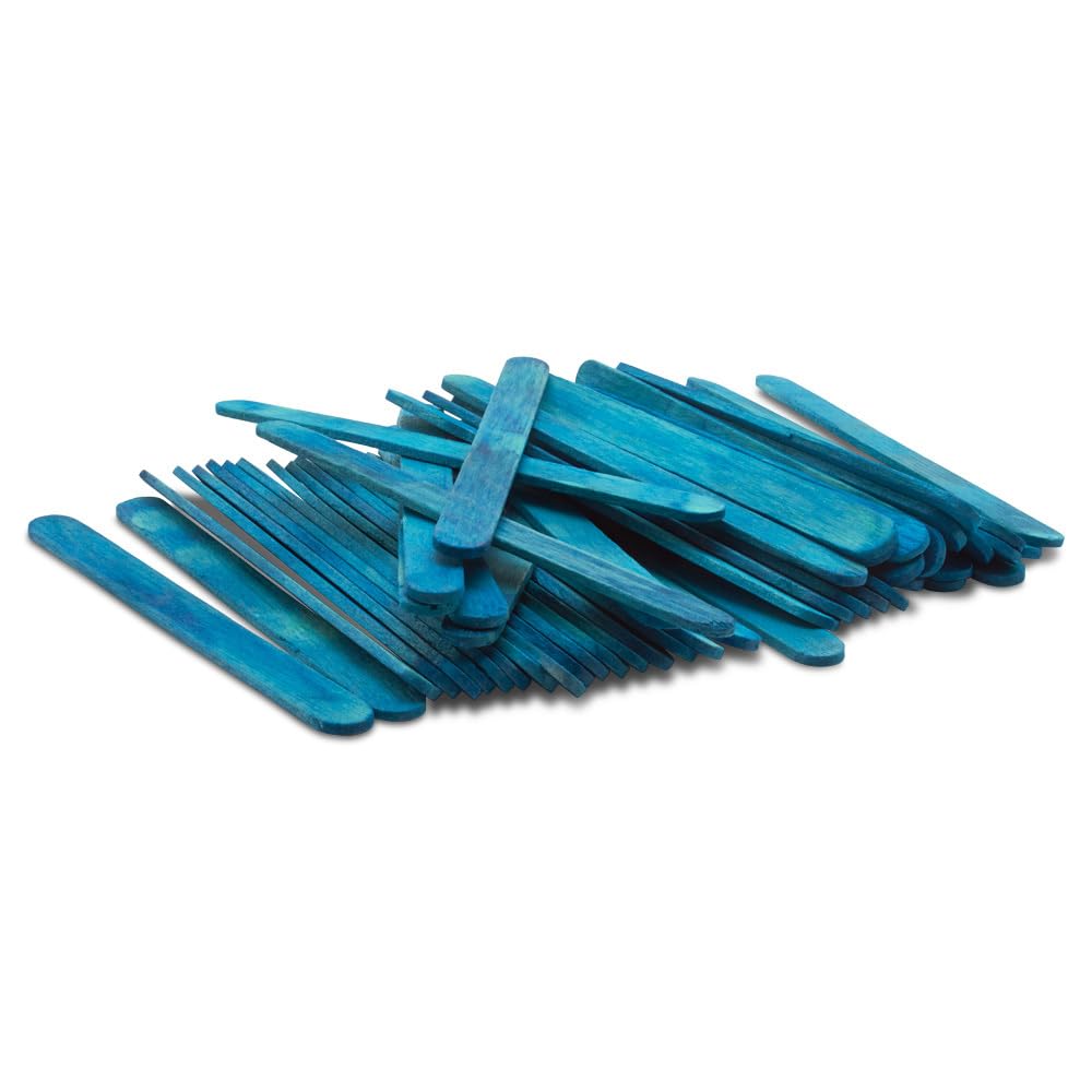 Blue Popsicle Sticks DIY Popsicle Stick Snowflake Ornament