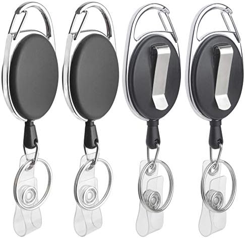 Amazon.com : VYNCS Retractable Keychain Badge Holder with Belt Clip ...