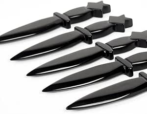Amazon.com: Natural Black Obsidian Crystal Dagger, 6.1in Star - Shaped ...