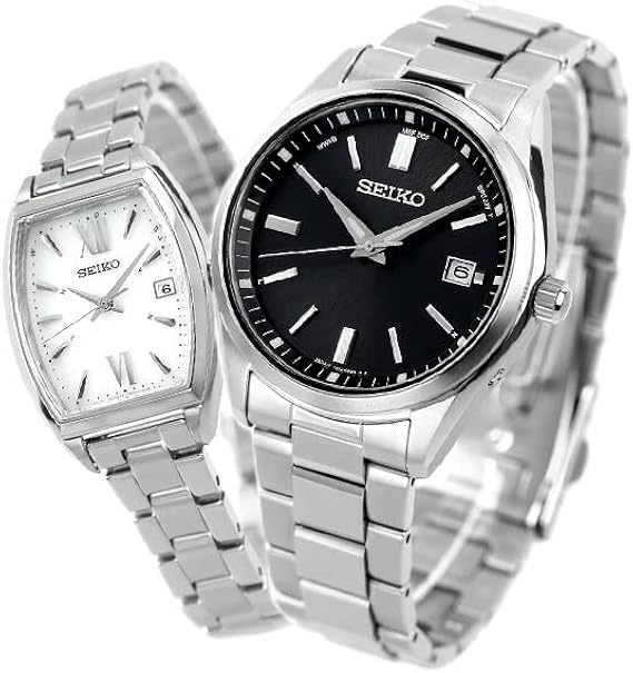 Amazon.co.jp: [セイコー] SEIKO 腕時計 ペアウォッチ セレクション 流通限定モデル 電波ソーラー 夫婦 カップル 記念日 ...