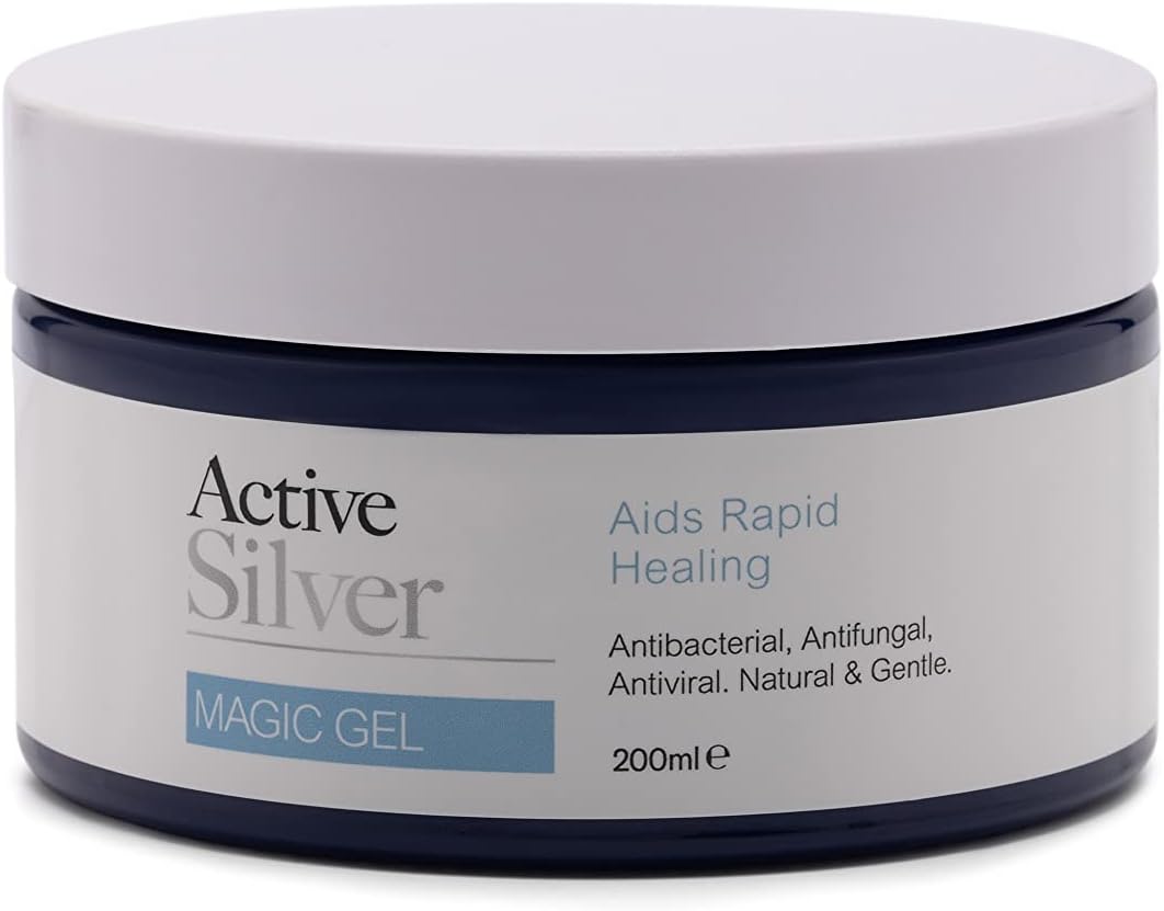 Active Silver Magic Gel (200ml), Colloidal Silver Gel at 25ppm with ...