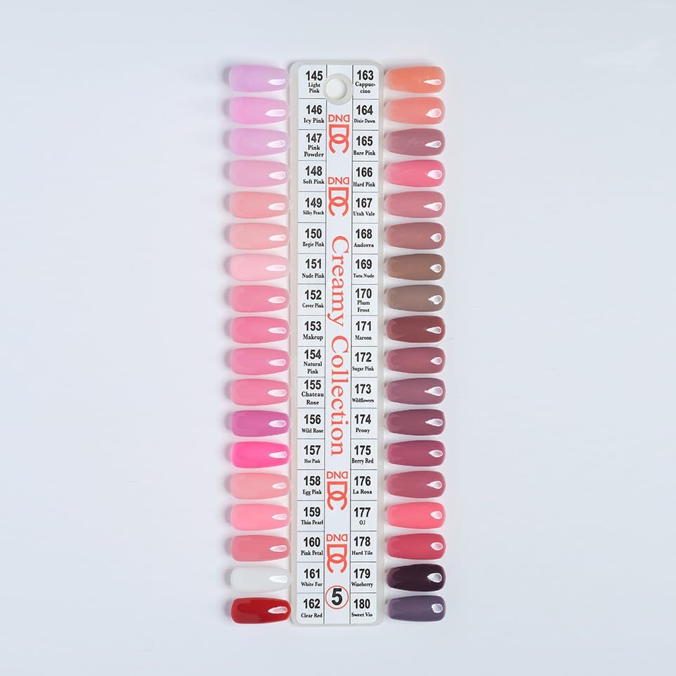 Buy DND DC Collection Nail Color Swatches Gel Polish Colors Colour ...