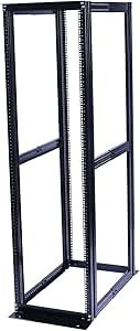 Amazon.com: RAISING ELECTRONICS 42U 4 Post Open Frame Server Rack 19inch Adjustable Depth 24 ...