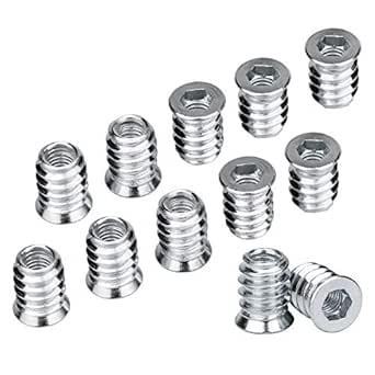 Zaleonline 100 stuks M6 inschroefdoppen 15 mm inschroefmoer ...