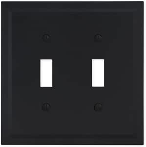 Questech Light Switch Cover, Double Toggle Wall Plate for Electrical ...