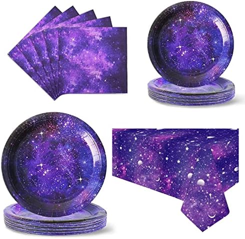 Amazon.com: 98 PCS First Trip Around The Sun Birthday Party Tableware ...