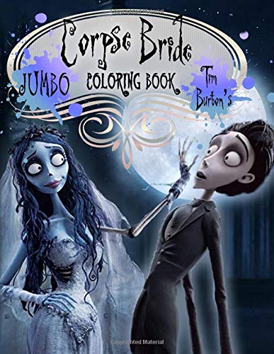 Corpse Bride Coloring Book: Tim Burton Coloring Book With Unofficial ...