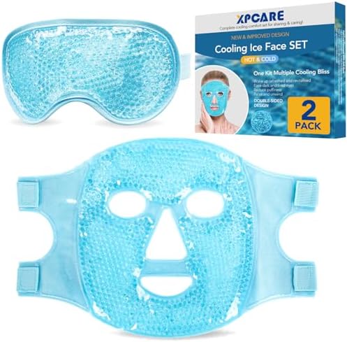 Amazon.com : XPCARE Colding Ice Face Mask and Cooling Eye Mask for ...