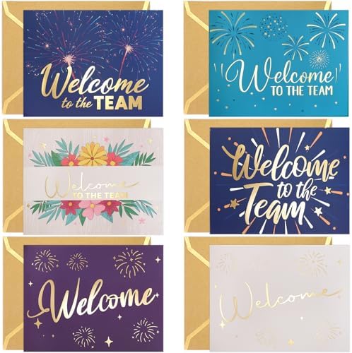 Amazon.com : Jetec 72 Set Welcome to The Team Cards Bulk with Envelopes ...