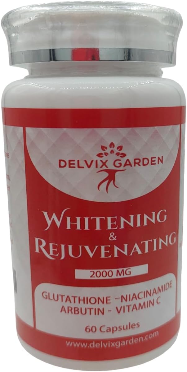 Amazon.com: Skin Lightening Pills Made with Glutathione, Nicotinamide ...