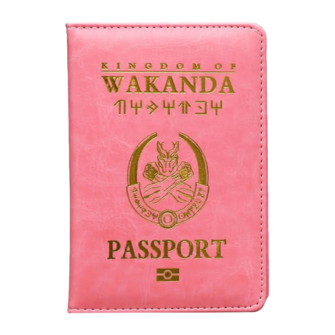 Amazon.com | Passport Cover Kingdom of Wakanda Vaccine Card Holder ...