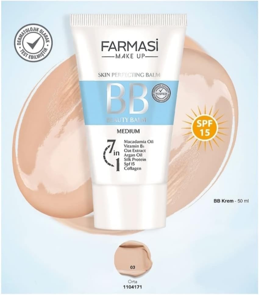 Amazon.com: FARMASi Make Up BB Cream Beauty Balm, Full-Coverage ...
