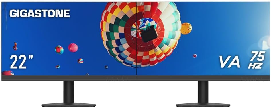 Amazon.com: Kado Dual Monitor Setup - 2-Pack 27" Curved 1500R 1920x1080 ...