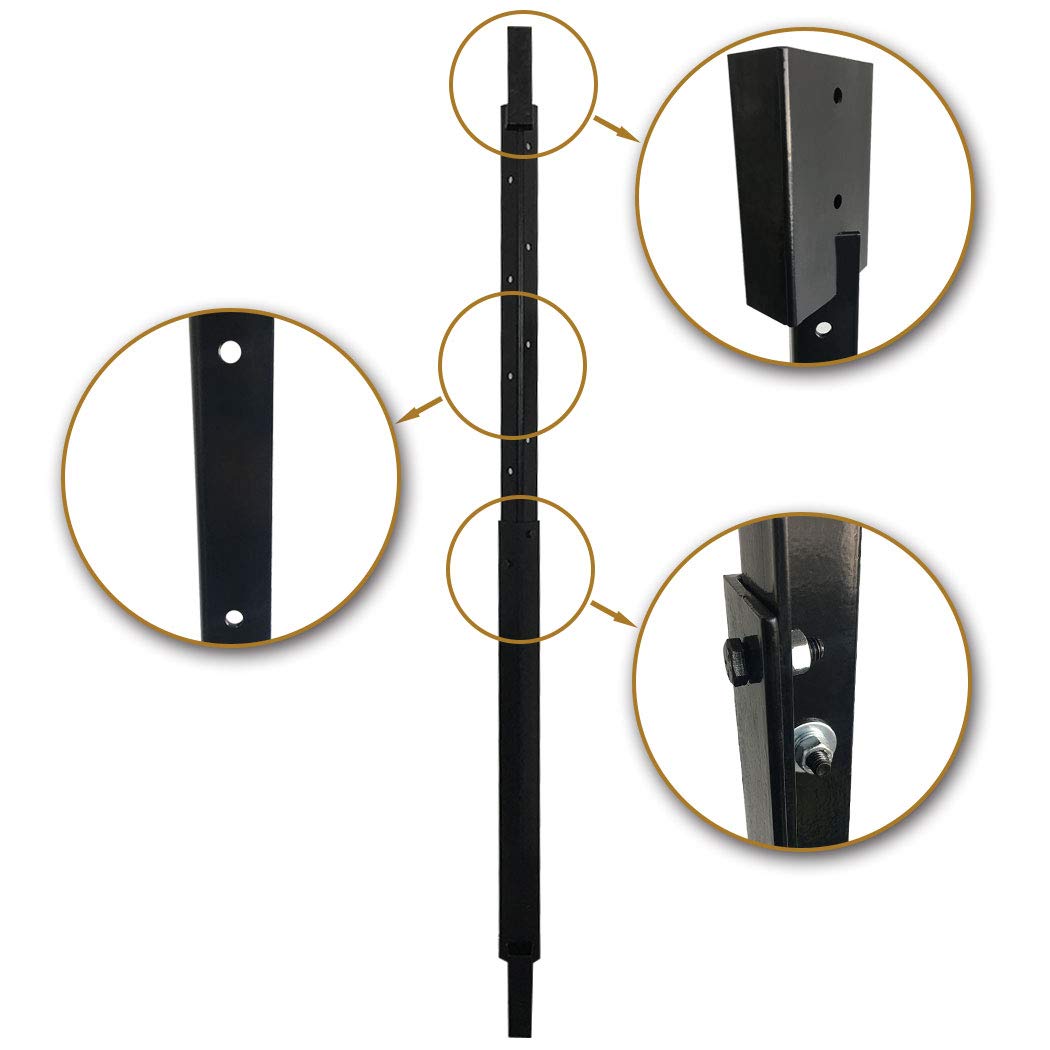 Snapklik.com : Adjustable Height Steel Post