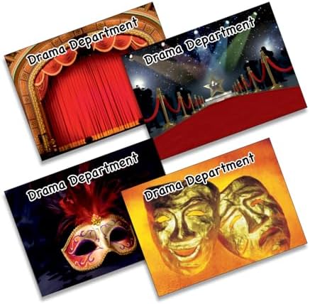 Product Title Drama Praise Postcards - 4 Colourful Designs - Pre ...