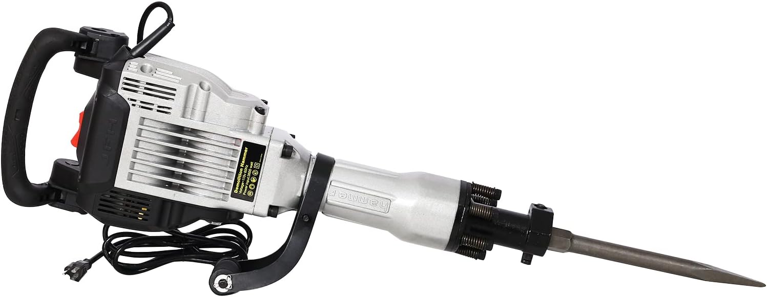 ODC 3600W 110V Heavy Duty Concrete Breaker Punch Drill, 1900BMP ...