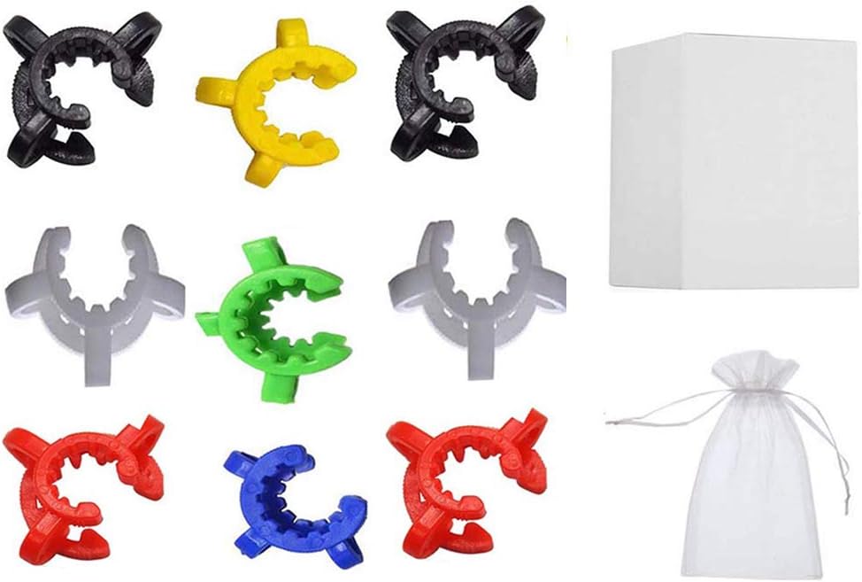 JINNUO Keck Clips 10mm 14mm 19mm Plastic Keck Clip Folder Keck ...