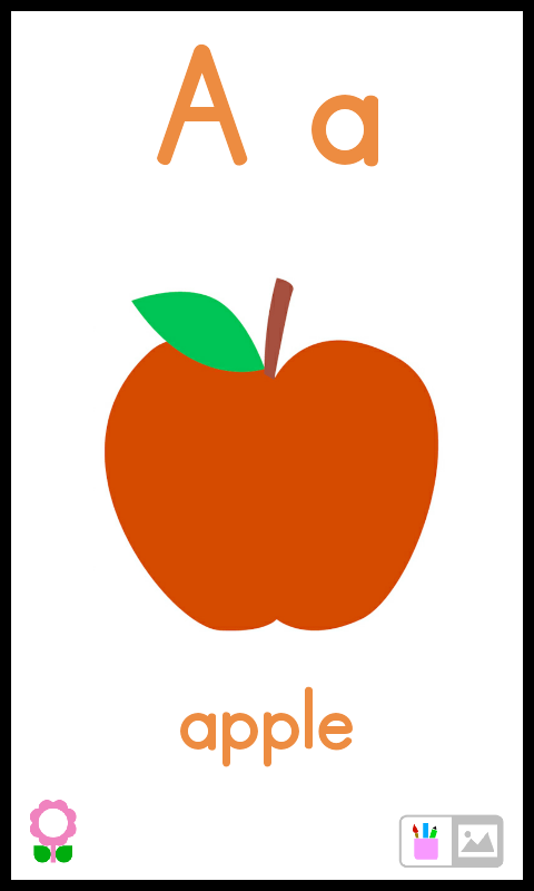 A for Apple (Alphabets Flashcards for Kindergarten Kids):Amazon.fr ...