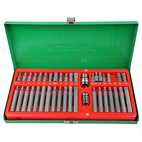 Eastman 40 Pcs Metal-Box Bit Set, Metal Box, Metal Latch, S2 Bits - E ...