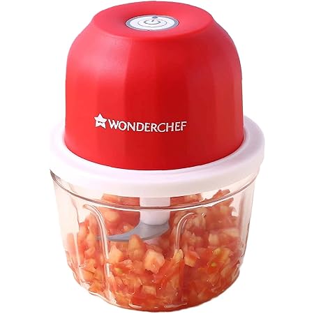 Buy Wonderchef Zippy Cordless Chopper 350 Ml, 1 Year Warranty Online at ...