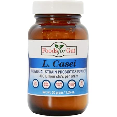 Amazon.com: Lactobacillus Casei Probiotic Powder 300 Billion cfu's 30 ...