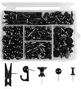 Amazon.com: Push Pins Set, 310 Pcs Thumb Tacks Map Pins, Tacks, 5 Types ...
