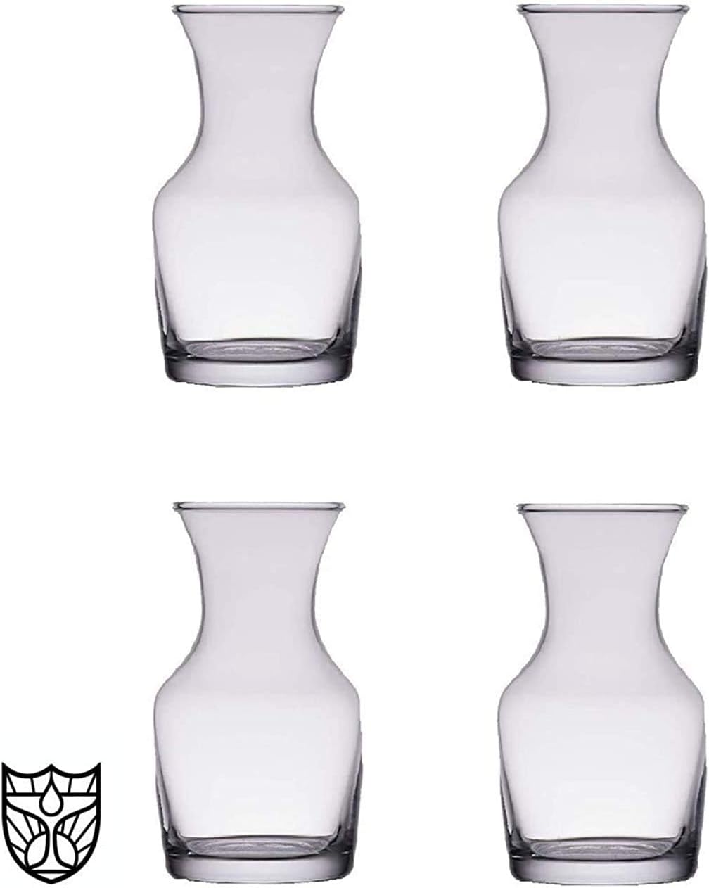 Amazon.com: The Bar Glass Single Serving Glass Wine Carafe 6.5 oz ...
