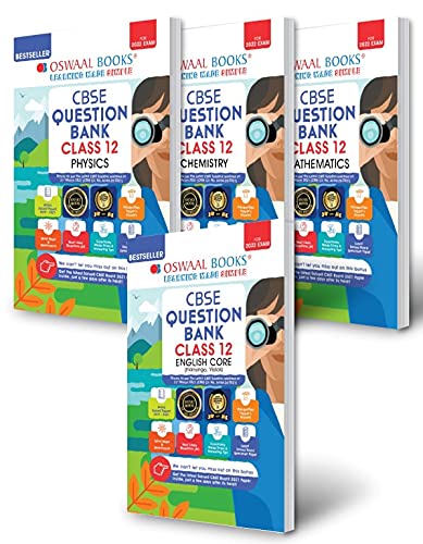 Oswaal CBSE Question Bank Class 12 (Set of 4 Books) English Core ...