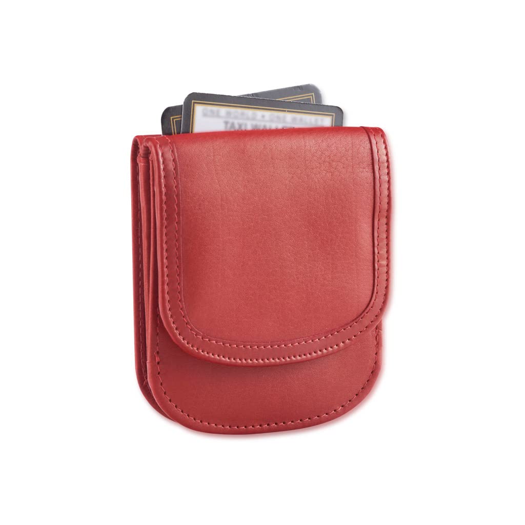 Amazon.com: Taxi Wallet® - TW14-BIG APPLE RED - a Cranberry red Soft ...