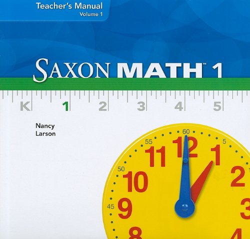 Saxon Math 1, Volume 1 : Amazon.in: Books