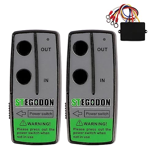 Snapklik.com : STEGODON Wireless Winch Remote Control Kit 12V Handset ...