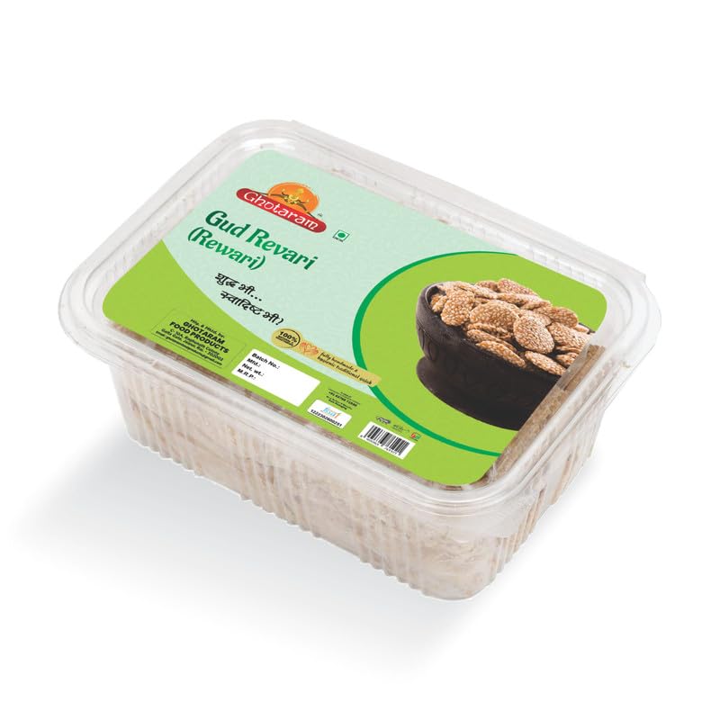 GHOTARAM GAJAK Homemade Gud Revdi Gajjak | TIL-GUD-Revari-GAJAK | Gur ...