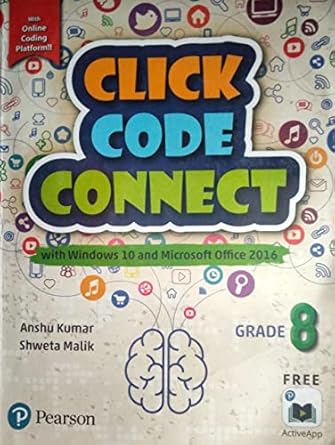 Click Code Connect Class 8 By Anshu Kumar Second Hand & Used Book (S) : Anshu Kumar: Amazon.in ...