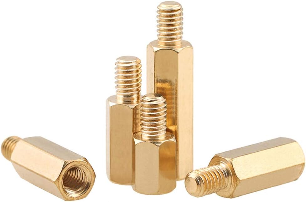 Amazon.com: Hexagonal Copper Column Single Pass nut Column M3 Chassis ...