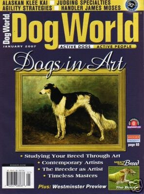 Dog World Magazine January 2007 Dogs In Art (Single Back Issue): Dog ...
