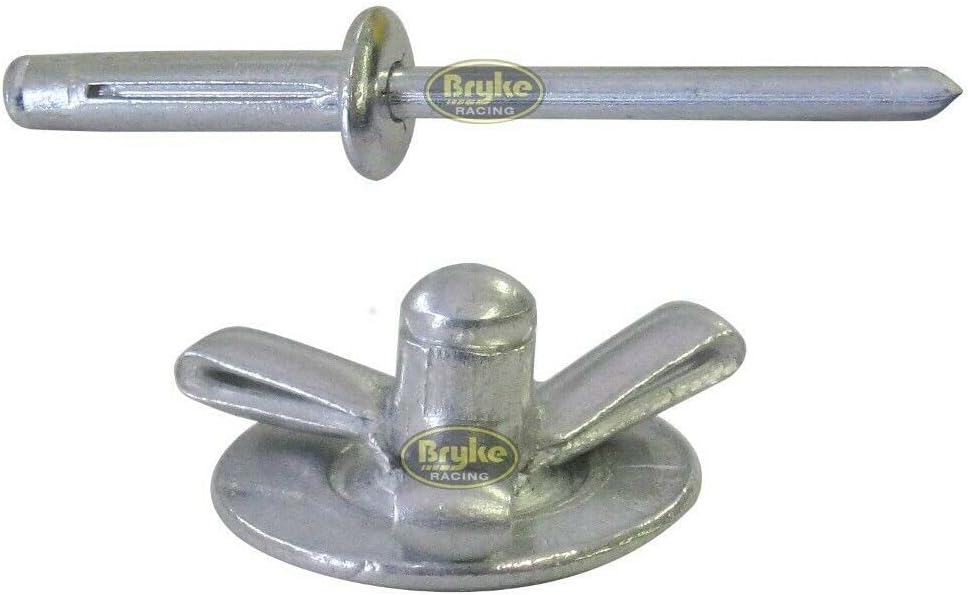 Amazon.com: Bryke Fasteners 1/8" Small Head Exploding Pop Rivets Mill ...